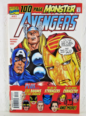 THE AVENGERS #27 * Marvel Comics * 2000 Comic Book - 100 Page Monster ...