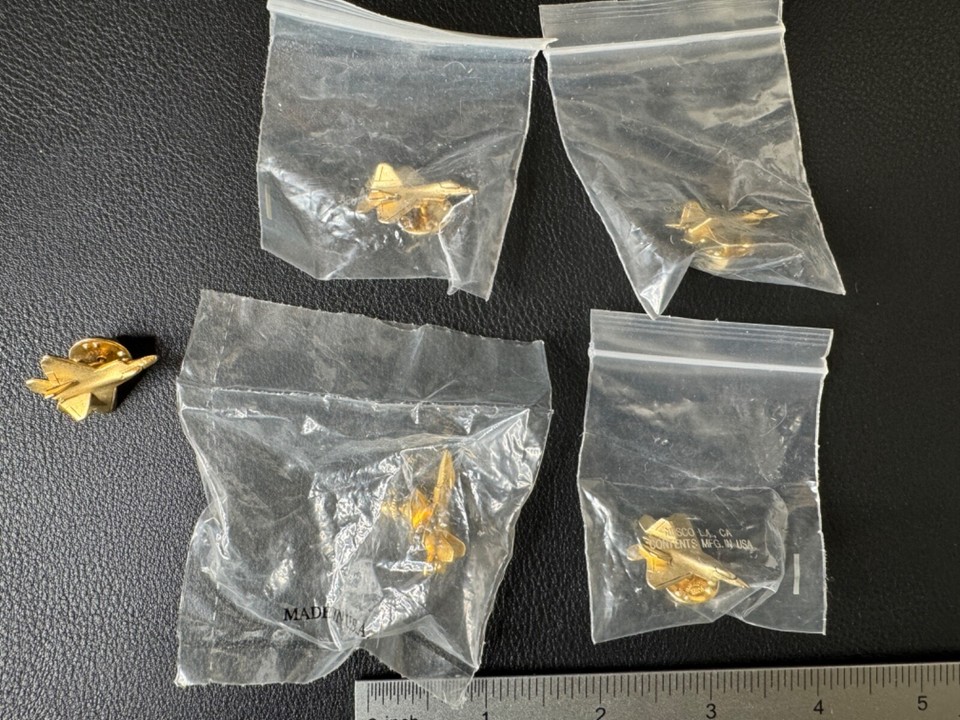 Five Lockheed Martin F-22 Raptor Pins | eBay