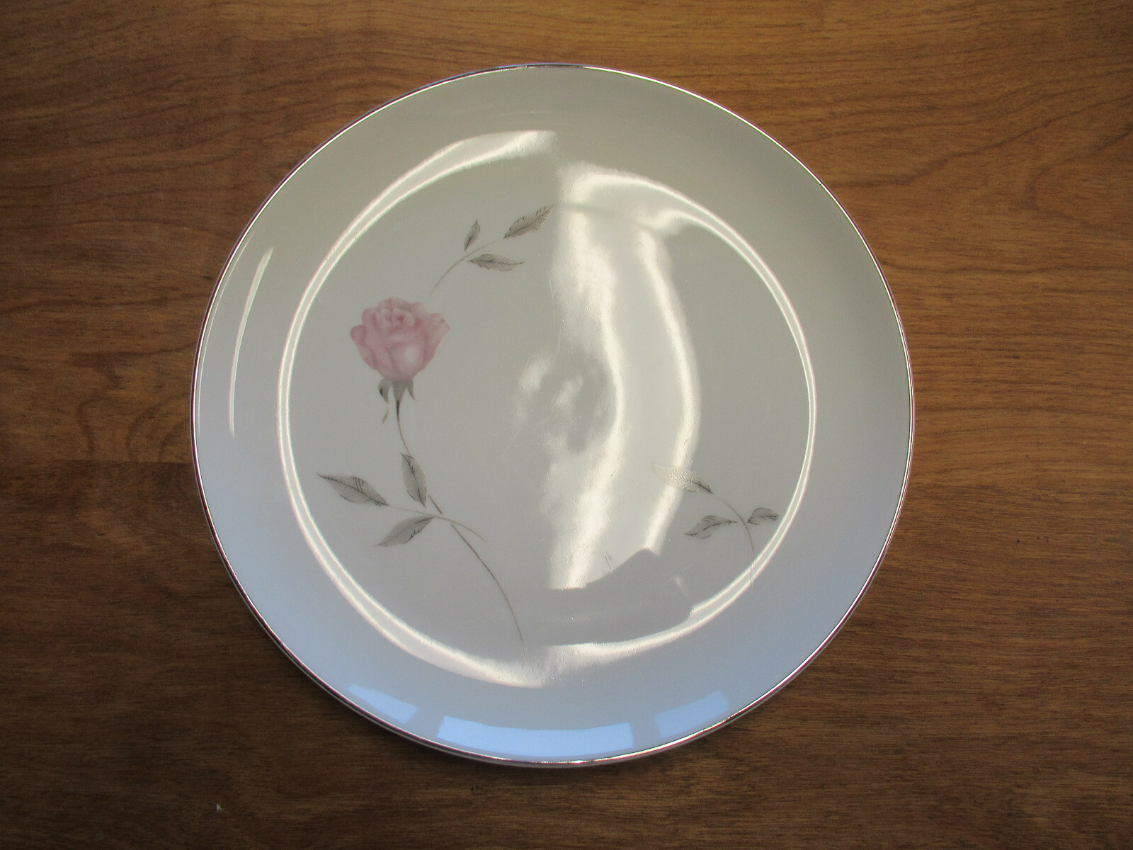 Mikasa Fine China PRIMROSE 8194 Dinner Plate 10 3/8" Coupe Pink Rose 6 ...