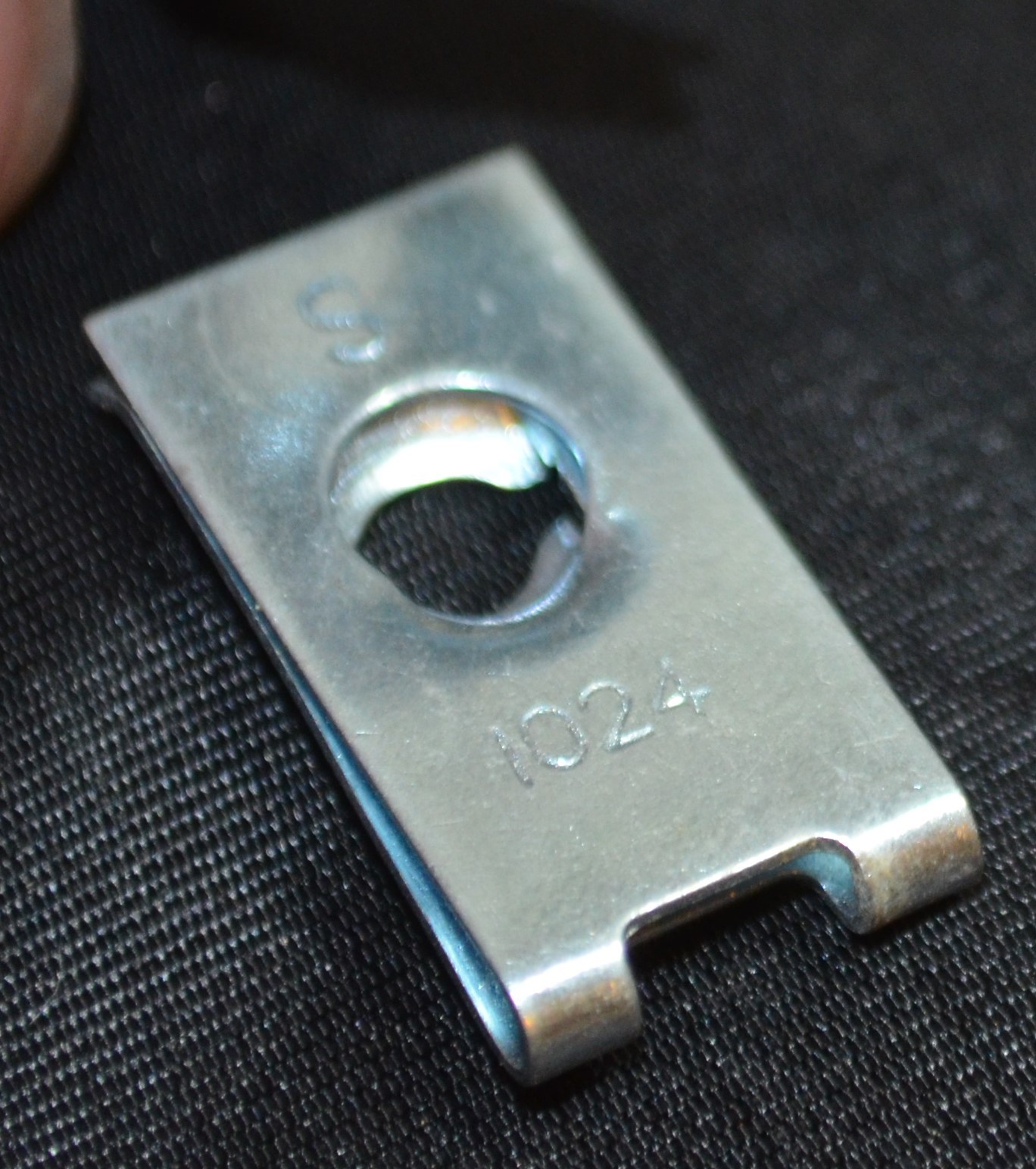 10 x 24x 3/8" slot U clip, spring nut, fender clip, screw, extruded nut ...