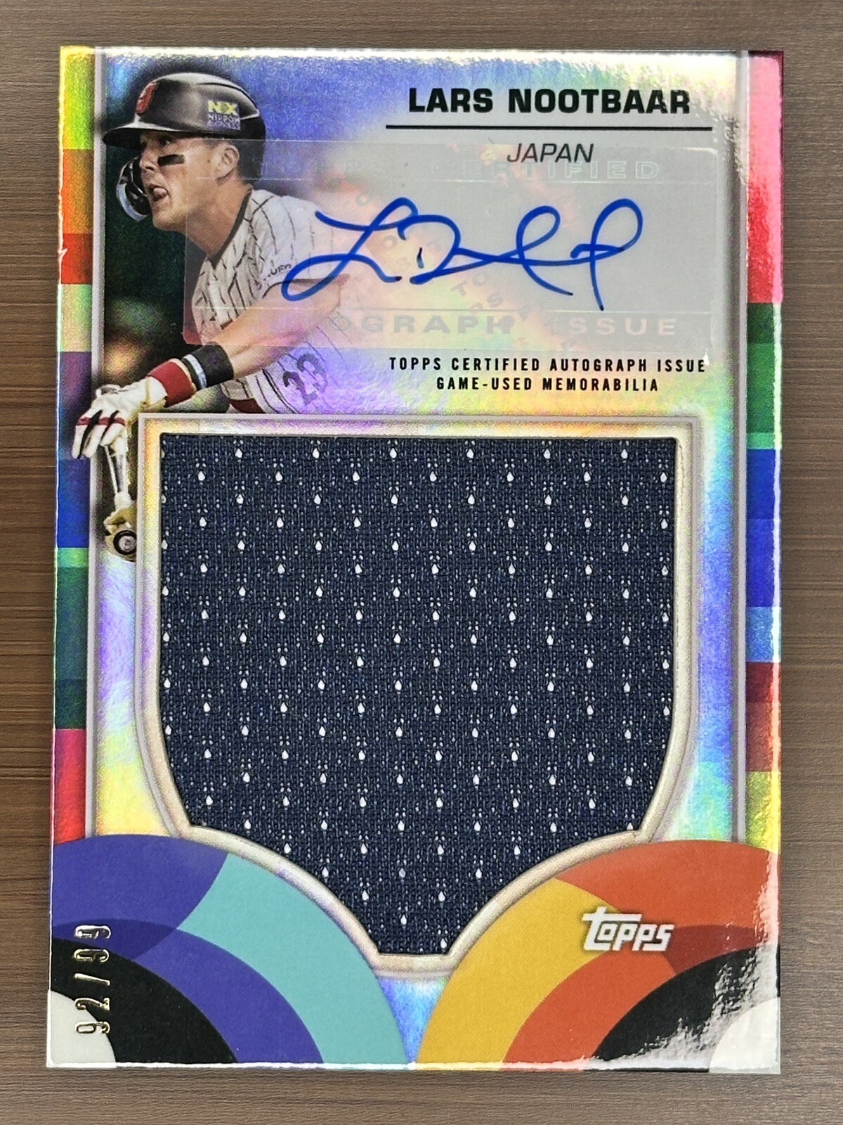 LARS NOOTBAAR 2023 Topps World Baseball Classic WBC Patch Auto #d /99 Japan | eBay