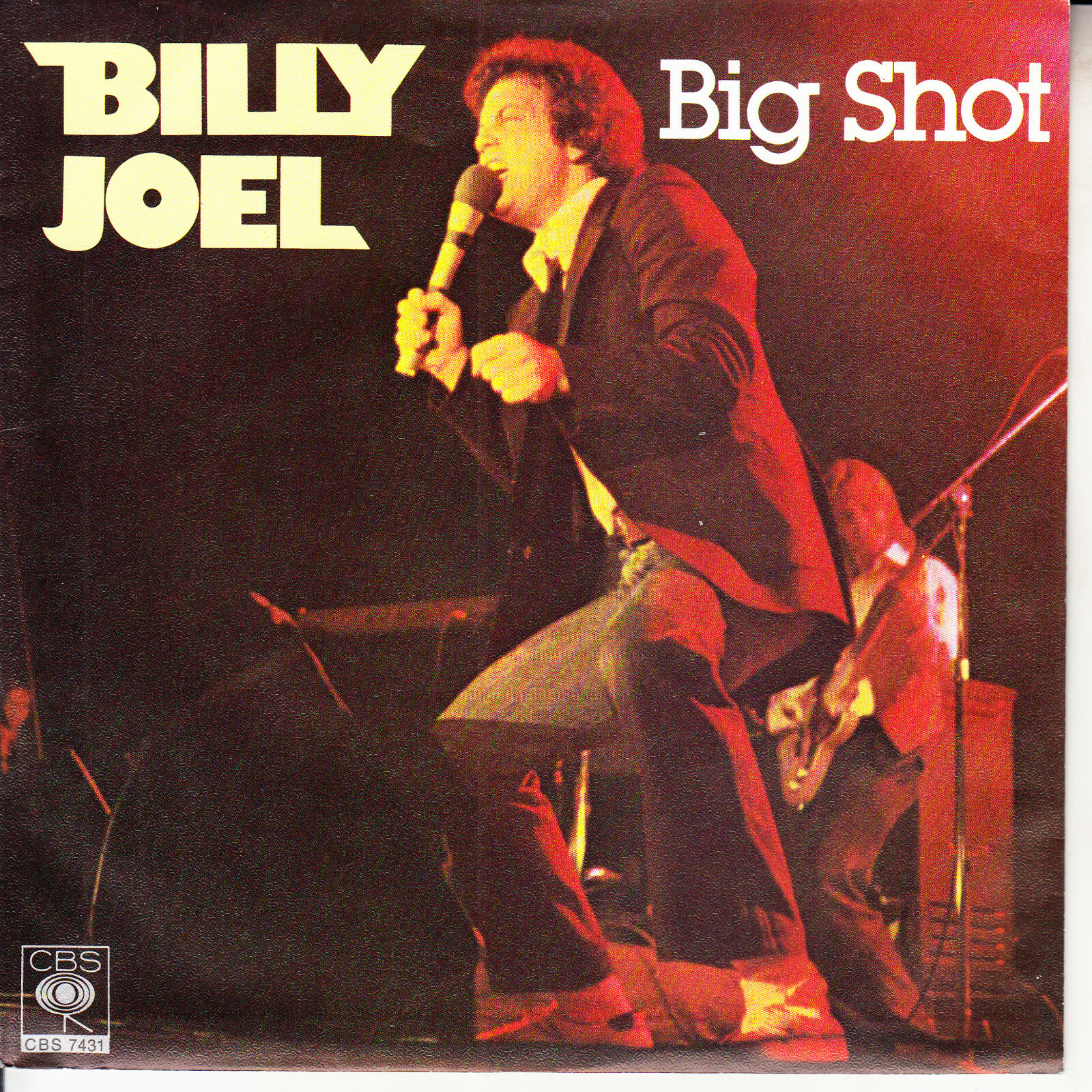 BILLY JOEL Big Shot PICTURE SLEEVE 7" 45 vinyl record NEW + juke box ...