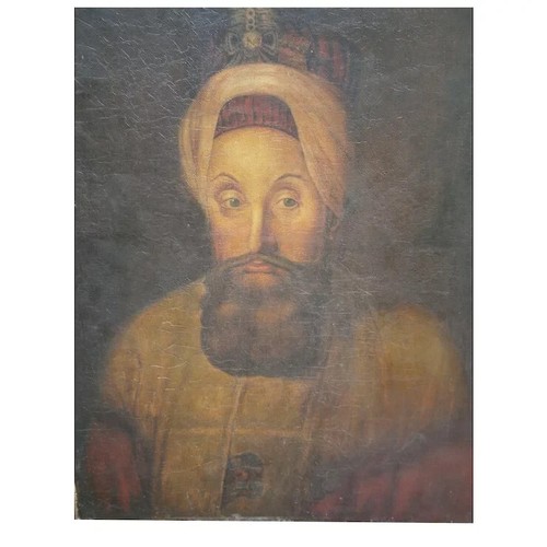 Late 1700's Turkish Sultan Portrait Selim III Portrait Islamic Ottoman ...