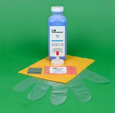 Cyan Toner Refill Kit w/Chip for Lexmark C736 C736dn C736dtn C736n ...