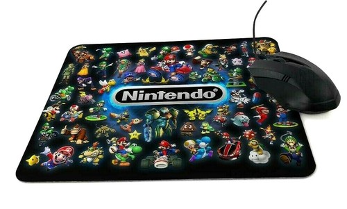 Mouse Pad - Nintendo Super Mario Smash Brothers - Great Quality, Soft ...