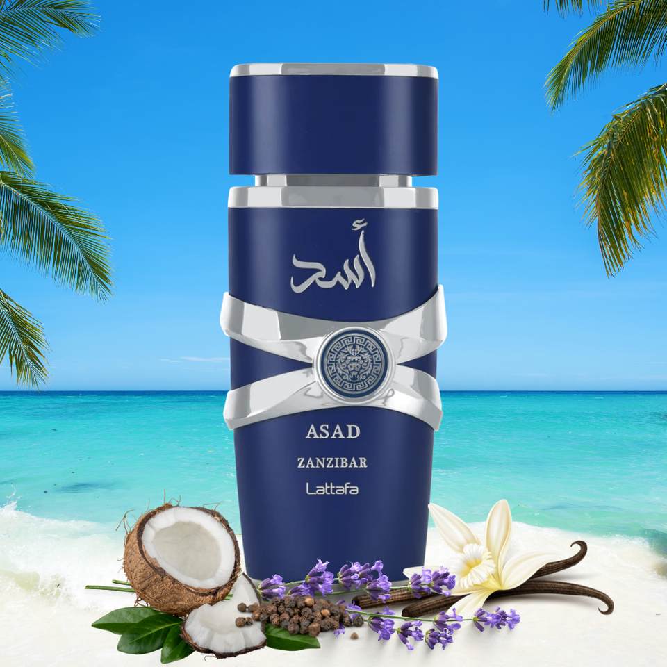 ASAD ZANZIBAR EDP Spray 100ML (3.4OZ) by Lattafa | Long Lasting ...