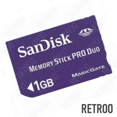 SanDisk Memory Stick ProDuo 1GB MagicGate Memory card Phones/Cameras ...