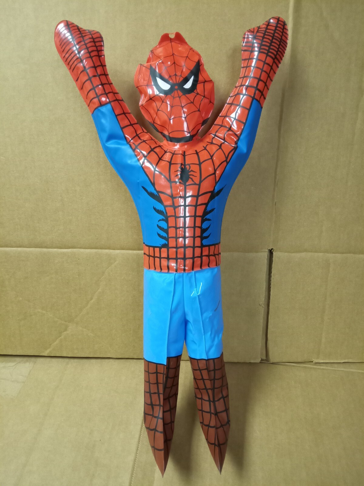 Vintage 1983 SPIDER-MAN Inflatable Figure 18in Marvel Comics Holds Air ...