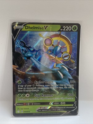 Dhelmise v Pokemon Shining Fates Card 009/072 Ace 9 Mint Condition ...