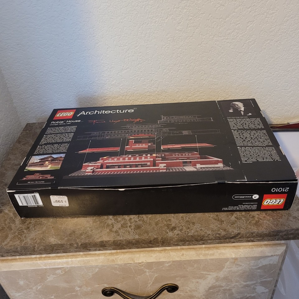 LEGO Architecture: Robie House 21010 / Unopened, Sealed Box Frank Lloyd ...