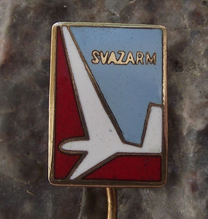 Svazarm Glider Gliding Club Youth Army Cadets Air Corps Aircraft Pin ...