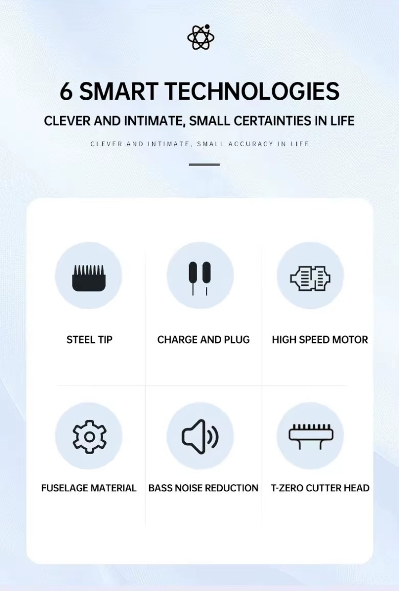 Maquina De Cortar Cabello Para Afeitar Recortadora Recortar Kit Corte ...