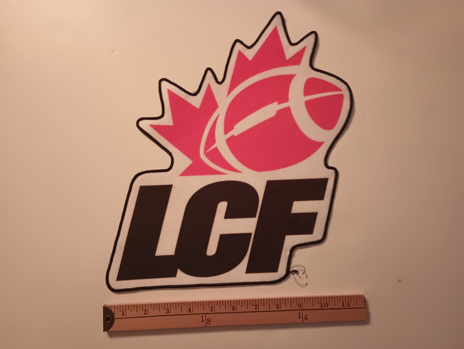 * 1 HUGE RARE CFL FOOTBALL CANADIAN LEAGUE LCF FRENCH JACKET PATCH ...