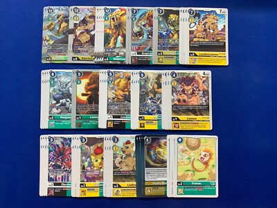 Digimon Card Game - BanchoLeomon Leomon Yellow Green Deck | eBay