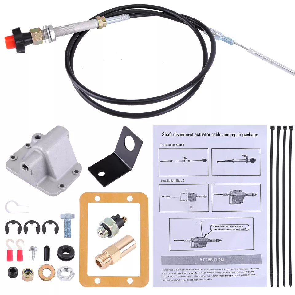 1994-2002 Dodge Ram 1500 2500 Axle Disconnect Cable Operated Actuator ...