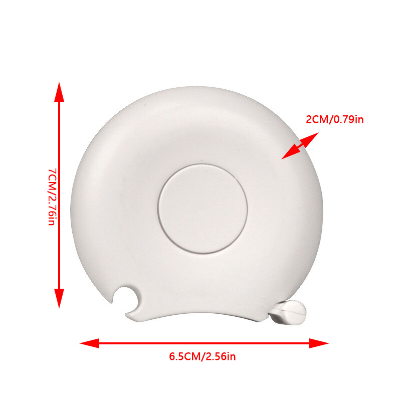 Fitness Three Circumference Measuring Ruler Automatic Telescopic Tape ...