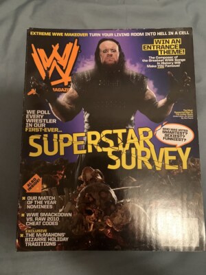 WWE WWF Magazine Undertaker SEE DESCRIPTION | eBay