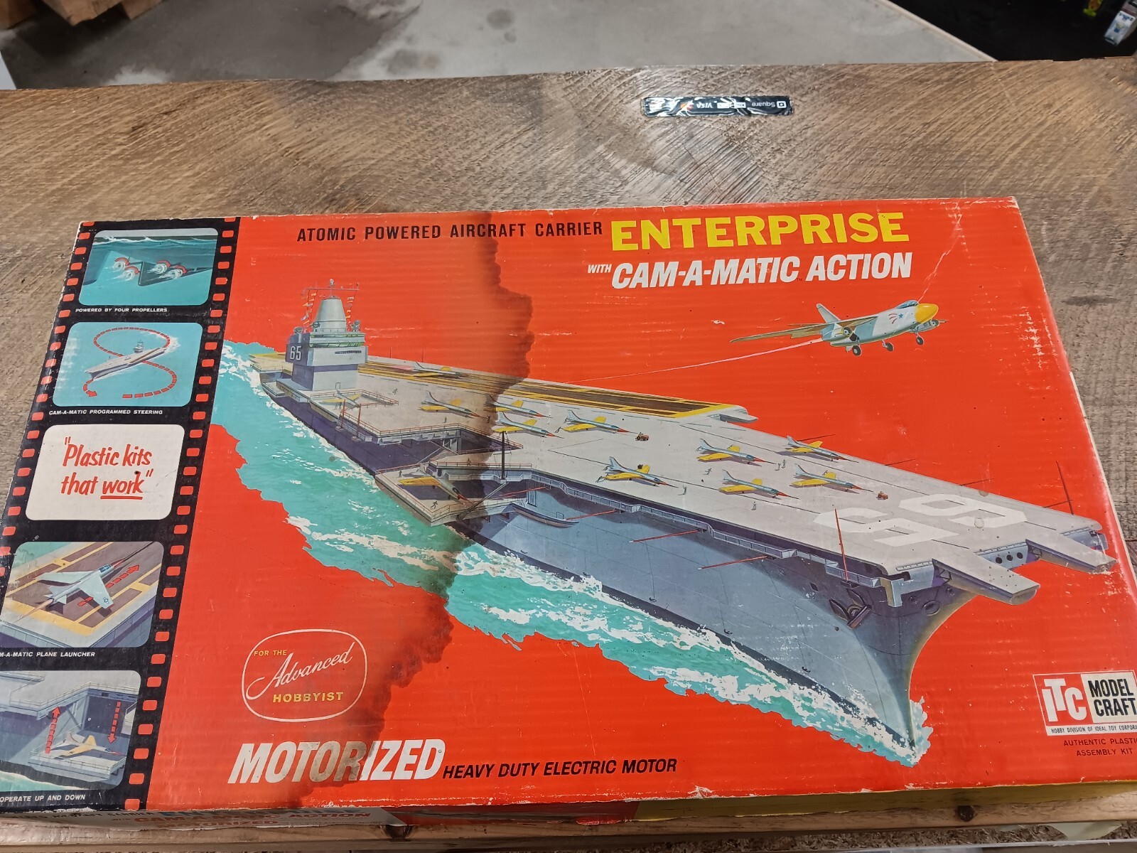 ITC Model Craft "Enterprise" Atomic Powered Aircraft Carrier | eBay