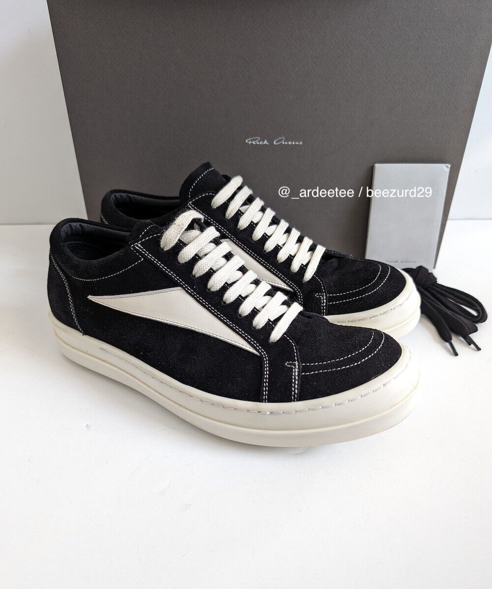 NEW* RICK OWENS RARE SAMPLE SUEDE VINTAGE SNEAKS SNEAKERS NEW* RICK OWENS RARE SAMPLE SUEDE VINTAGE SNEAKS SNEAKERS