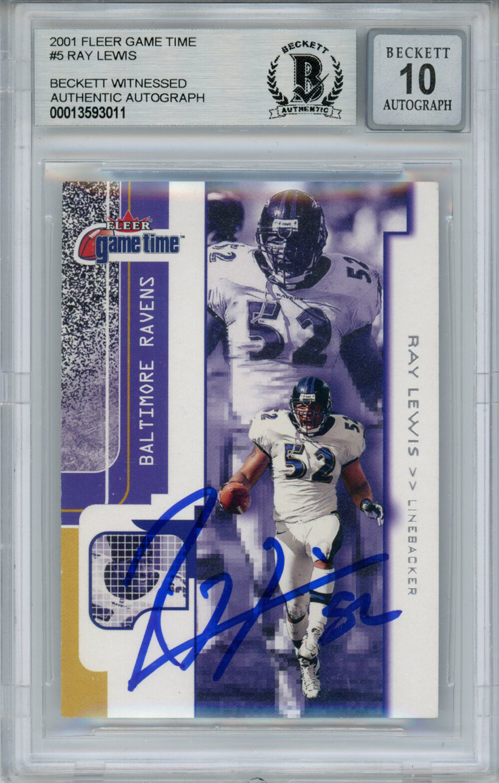 Ray Lewis | Autographed Football Memorabilia & NFL Merchandise