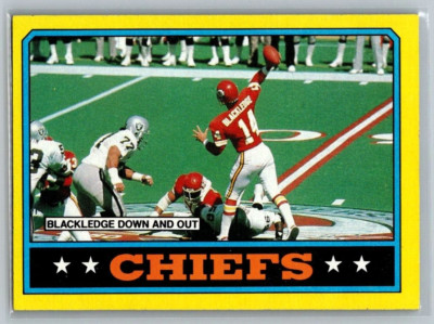 1986 NFL Topps Chiefs Team Leaders #303 Kansas City Chiefs 86-TFBC | eBay
