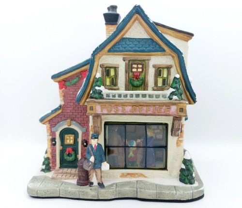 Vintage Holiday Village Post Office Hand Painted 2004 Holiday ...