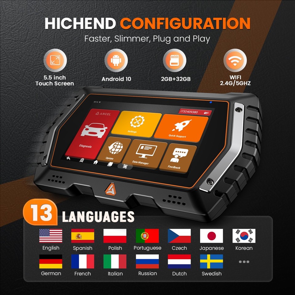 Bidirectional Scan Tool OBD2 Scanner Car All System Diagnostic For BMW ...