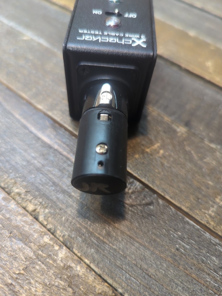 Whirlwind Portable XLR Cable Xchecker 3 Wire Cable Tester | eBay