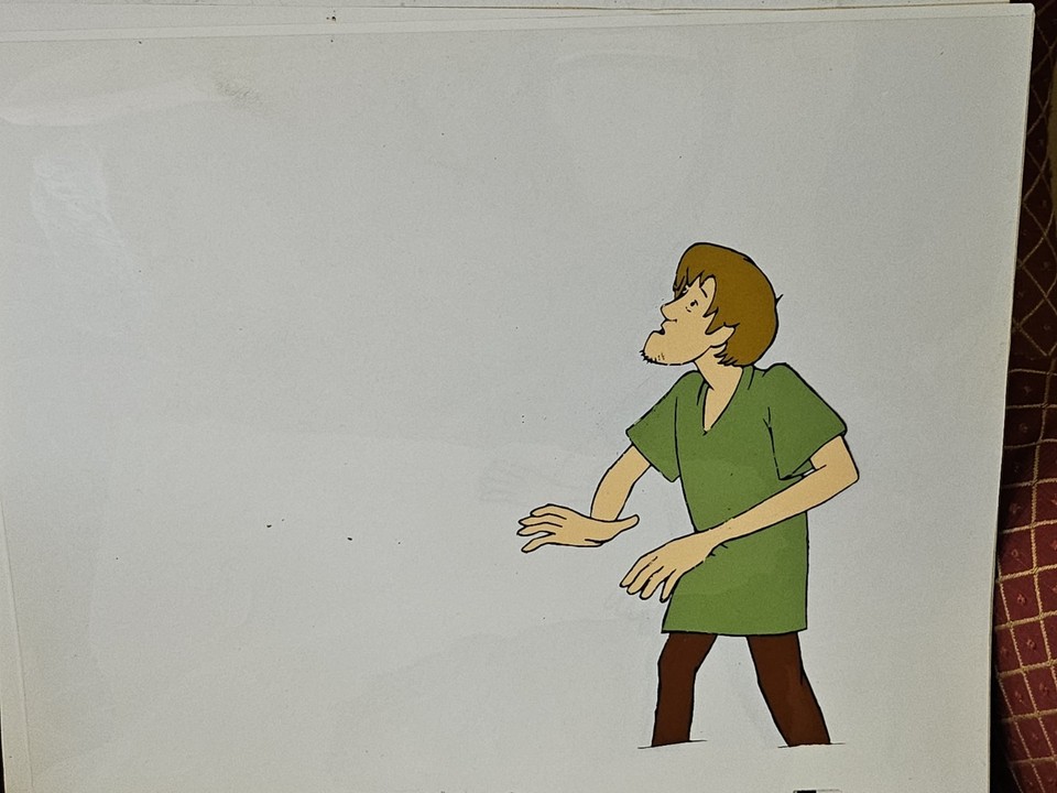 Scooby Ghastly Ghost Town Shaggy Coin Toss Animation Cel 10 Cels (LOT ...