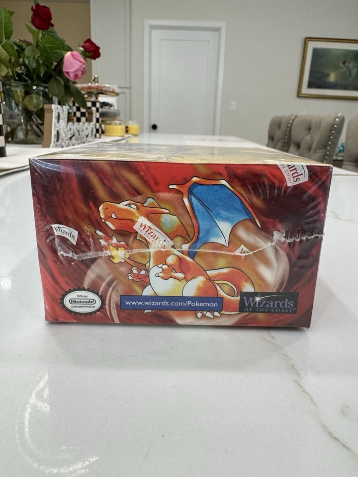 1999 Pokemon Base Set Unlimited Booster Box WOTC Sealed Mint Blue Wing ...