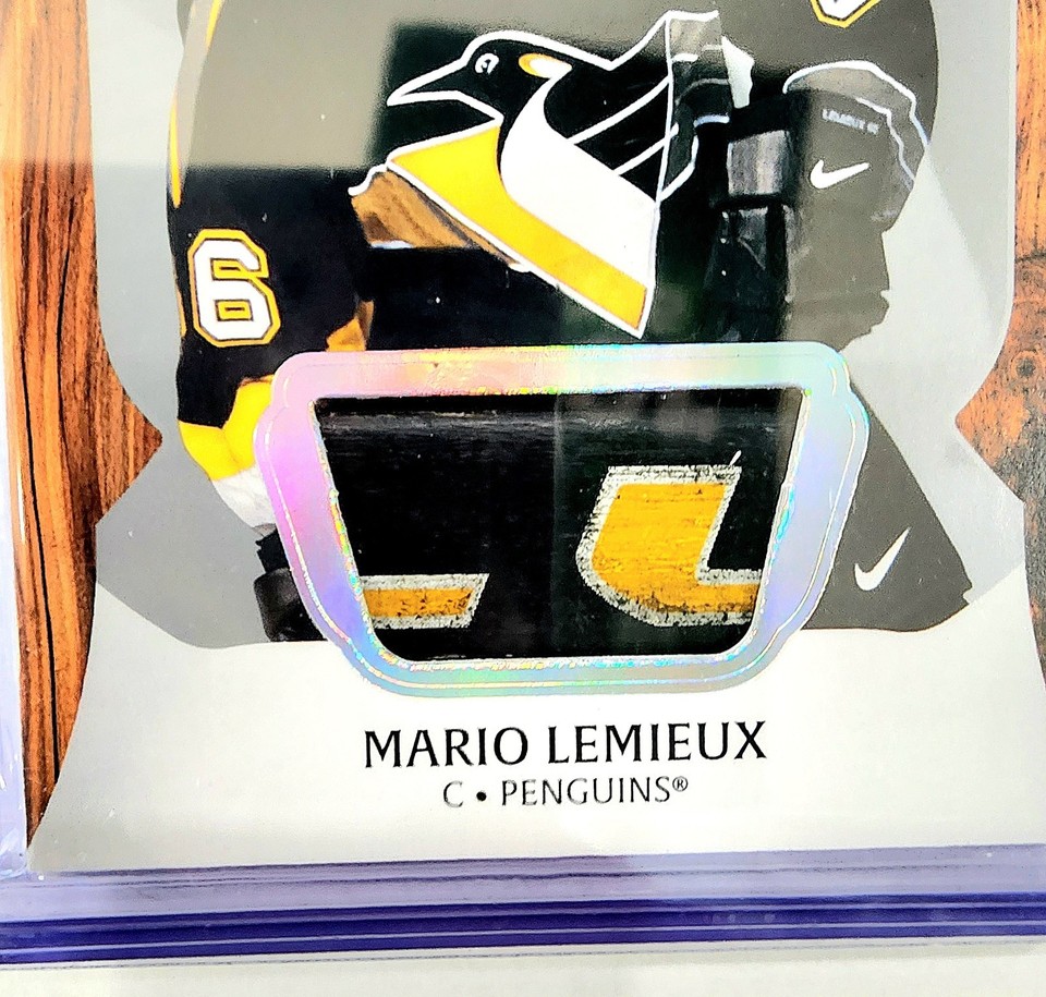 2025 Engrained Icons Hockey MARIO LEMIEUX Cuts Of Class Stick--RARE ...