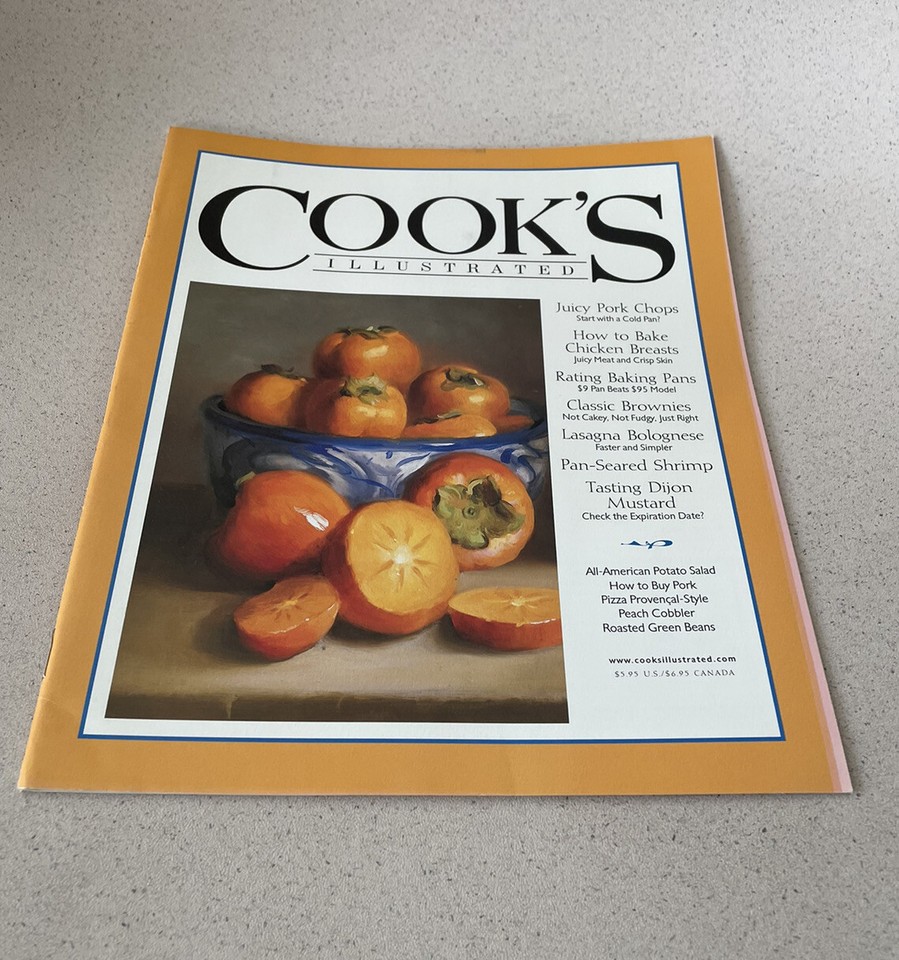 COOKS ILLUSTRATED FOOD RECIPE MAGAZINE SAMPLE ISSUE COOKBOOK | eBay