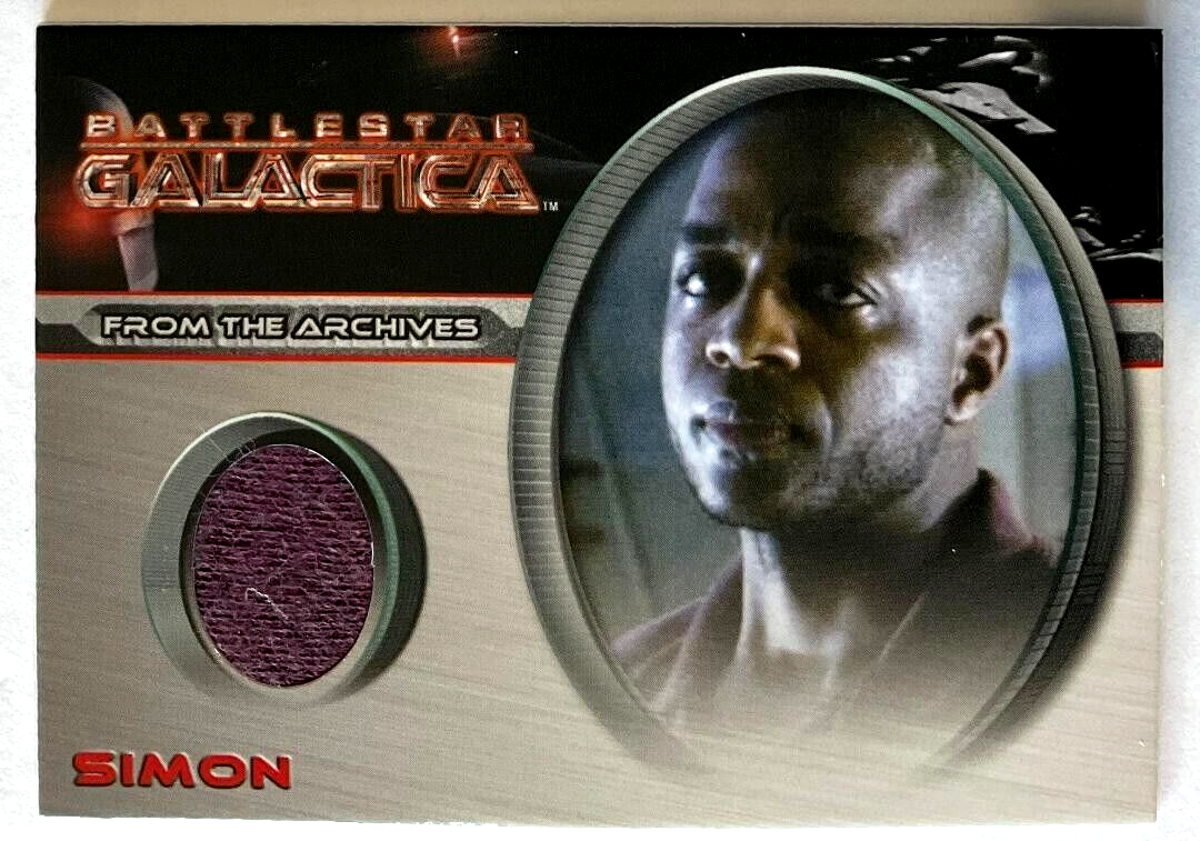 Battlestar Galactica Season 4 Costume Card C47 Rick Worthy as Simon | eBay