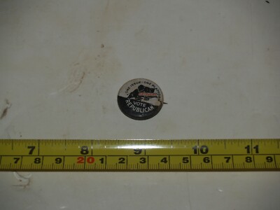 1932 Hoover Vote Republican One Issue Recovery Political Campaign Pin ...