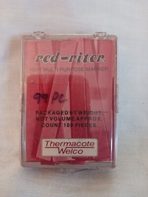 Red Riter Flat Welders metal Marker Markal | eBay