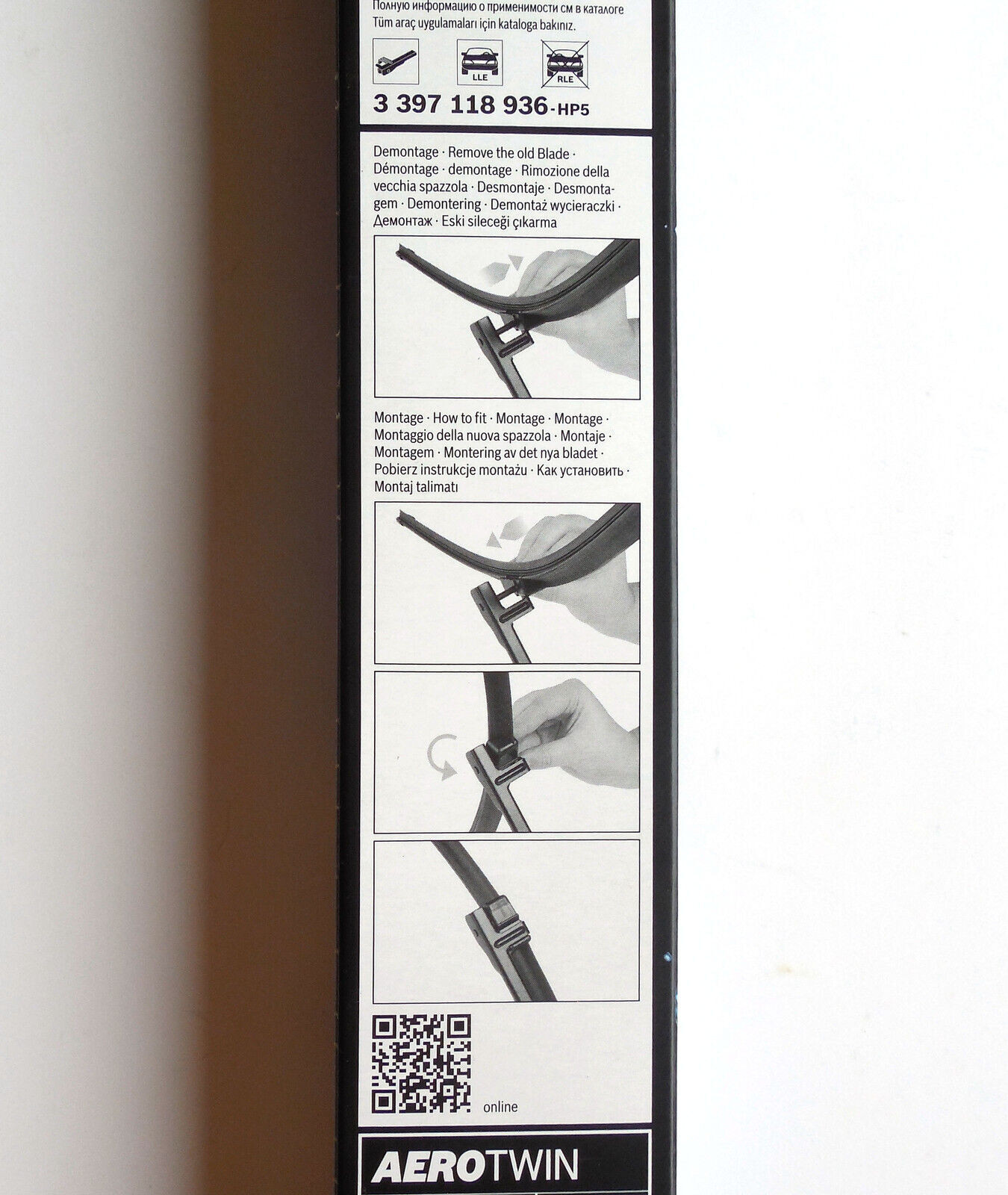 Bosch A936S Aerotwin 600/475MM Par 3397118936 Windshield Wipers | eBay.de