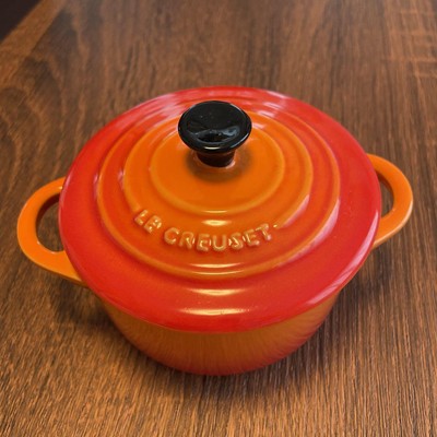 LE CREUSET Mini Cocotte 10cm Orange | eBay