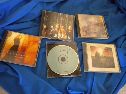 Lot of 5 Celtic CDs-ENYA-ALTAN-LORENNA MCKENNITT THE VISIT-CLANNAD ...