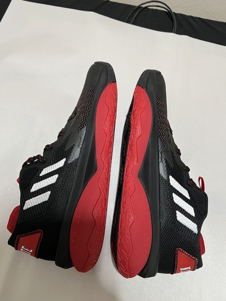 Adidas Dame 8 “NC State PE” Black/Red Men’s Size 12.5 Gz4481 | eBay