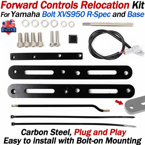 Foot Peg Forward Controls Relocation Kit For Yamaha Bolt XVS950 R-Spec ...