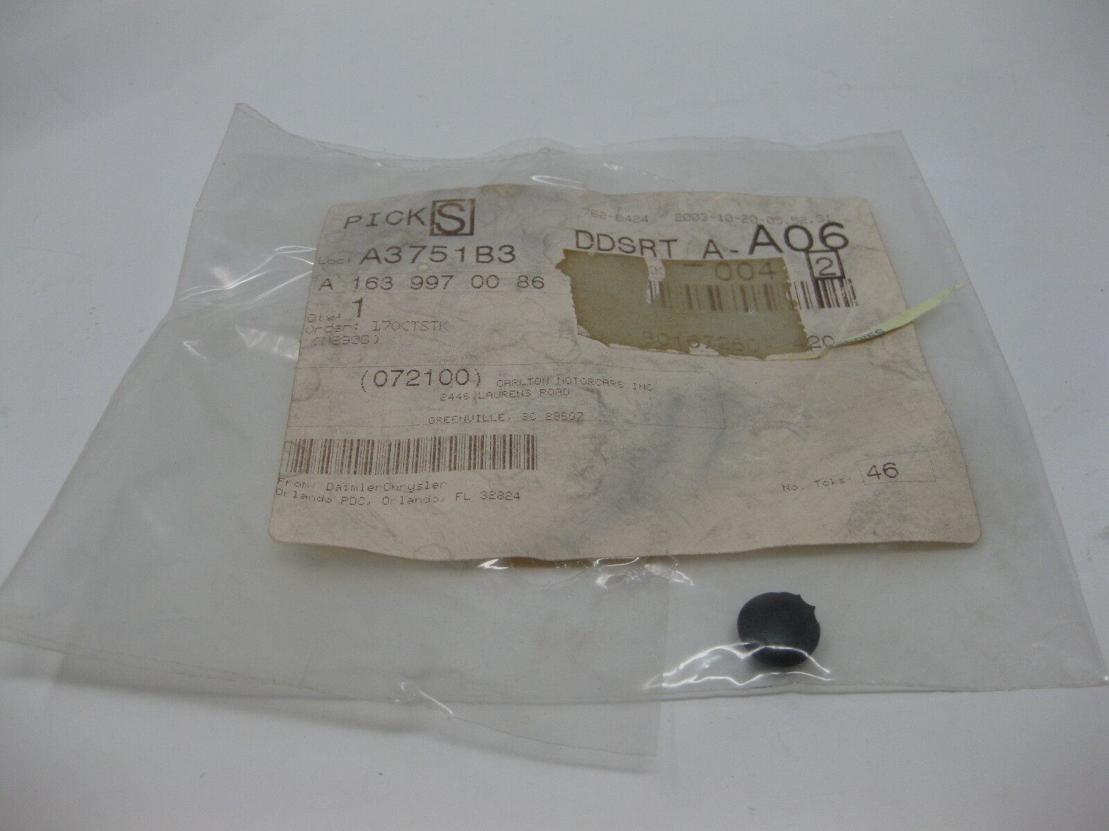 OEM Genuine Mercedes-Benz Part Number A1639970086 Plug | eBay