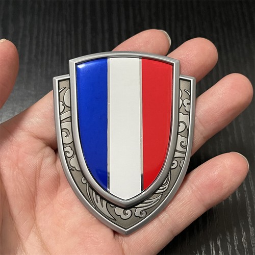 3D Metal France French Flag Car Trunk Rear Fender Emblem Badge Decal ...