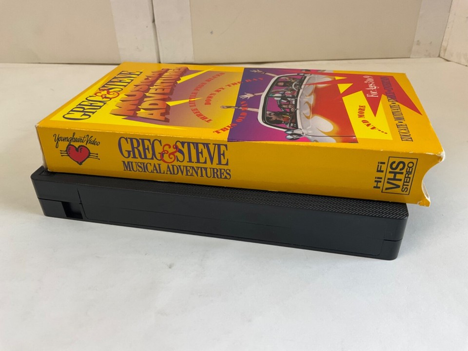 Tested! Greg & Steve VHS *Musical Adventures* Singing Dancing Kidsongs ...