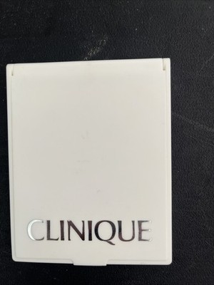 Vintage Clinique Compact Mirror Pocket Makeup Accessory folding 3” X 3 ...
