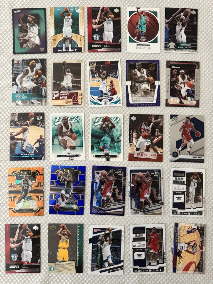 Pelicans Card Lot Zion Anthony Davis Chris Paul Rookie Sp Smith Rc ...
