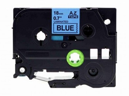 BROTHER K7 Ruban BR-TZE541 NO-OEM TZE-541 18mm x 8m Noir sur fond Bleu ...