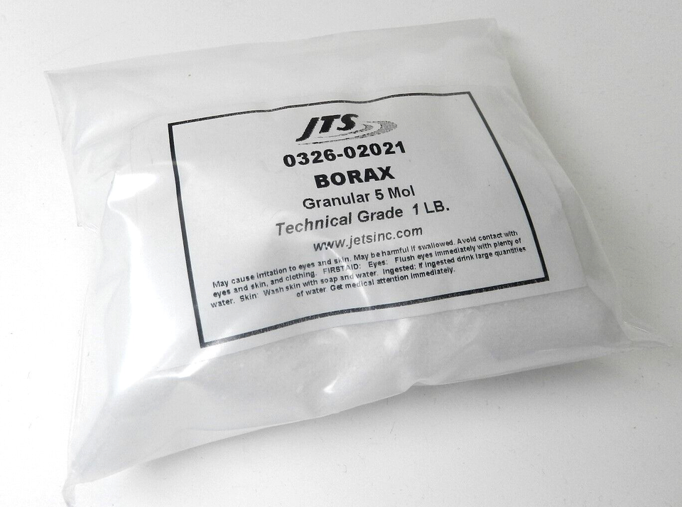 Borax Flux 1 Pound Melting Gold Silver Crucible Glaze Jewelry Casting ...