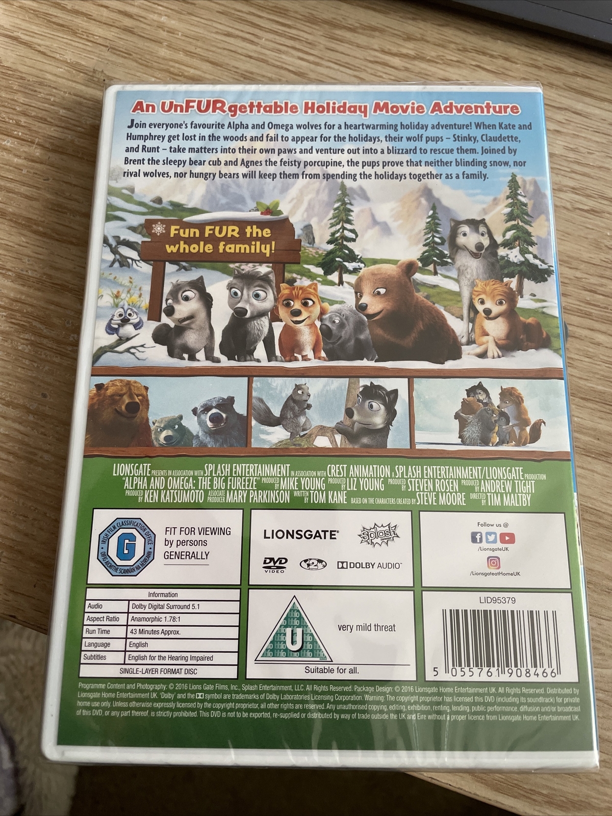 Alpha & Omega - The Big Fureeze (DVD, 2016) for sale online | eBay