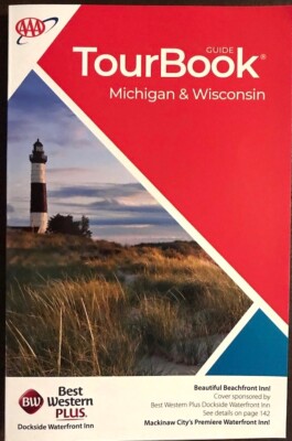 Michigan & Wisconsin Tour Book Guide AAA Atlas Maps Events Calendar ...