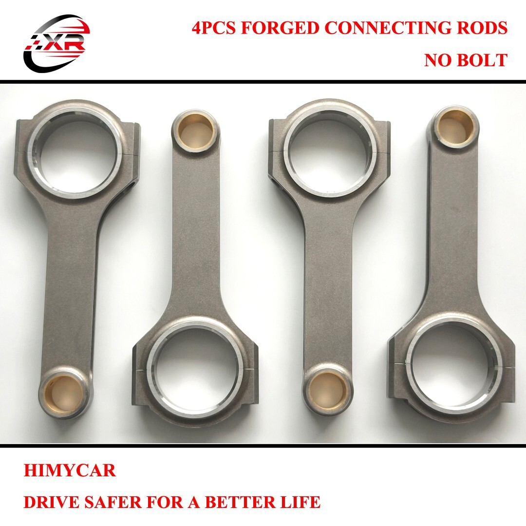 Forged Connecting Rods 144mm Fit VW Golf GTI Jetta Passat 1.8T 2.0L Pin ...